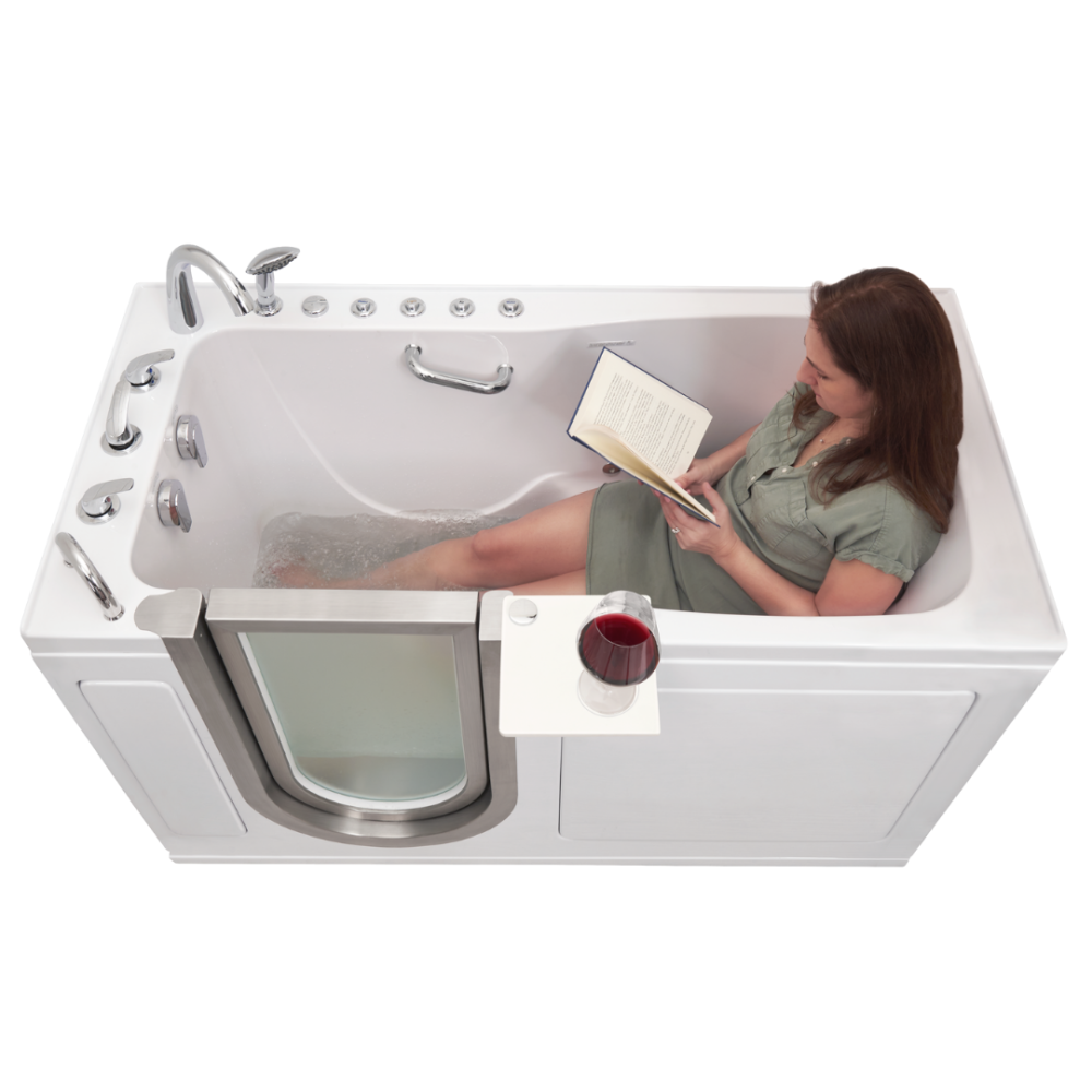 Stainless Steel Inward Swing Walk-In Tubs – Lifespring Walk-in Tubs